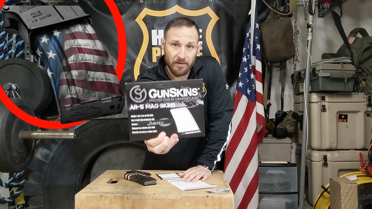 Nate Reviews Gun Mag Stickers ( Tactical Gun Skins ) - YouTube