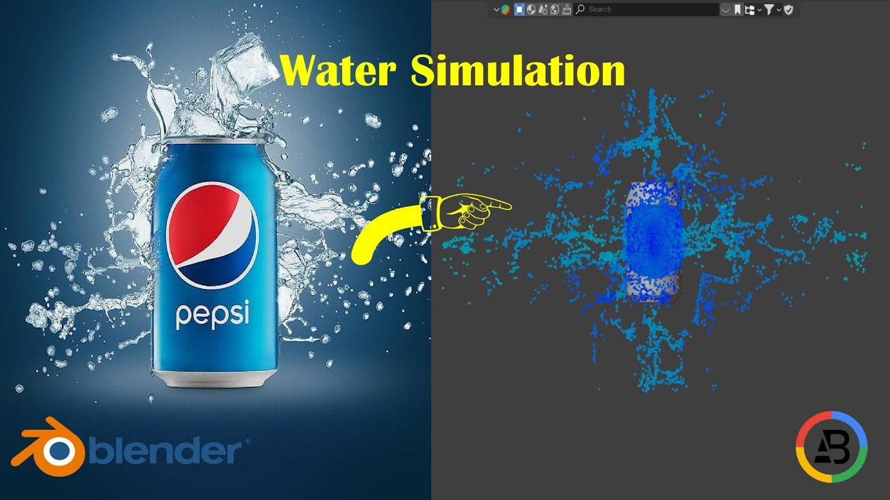 Blender Water Simulation Tutorial|: Water Splash | Simple Steps - YouTube