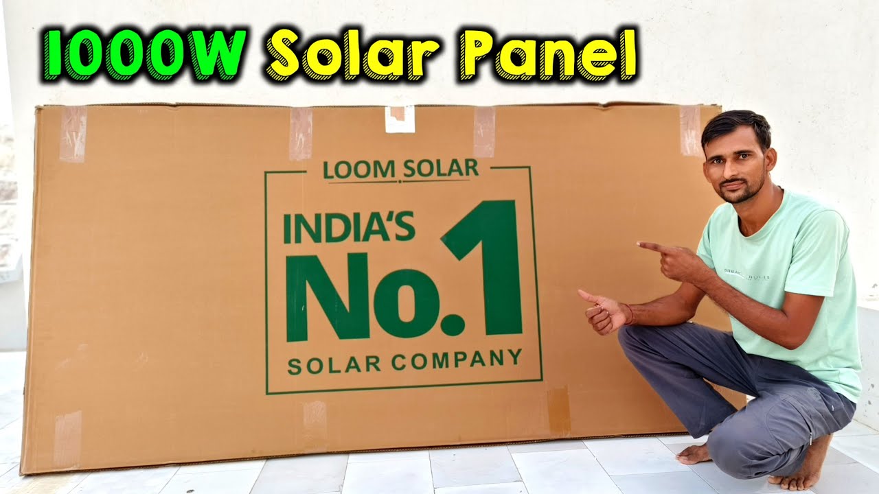 1000W Solar Panel Unboxing & Review | Loom Solar Panel Shark 575W ...