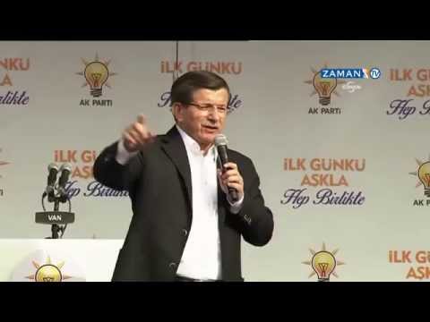 Başbakan Davutoğlu: AK Parti iktidardan indirilirse buralarda 'beyaz toros'lar dolaşacak