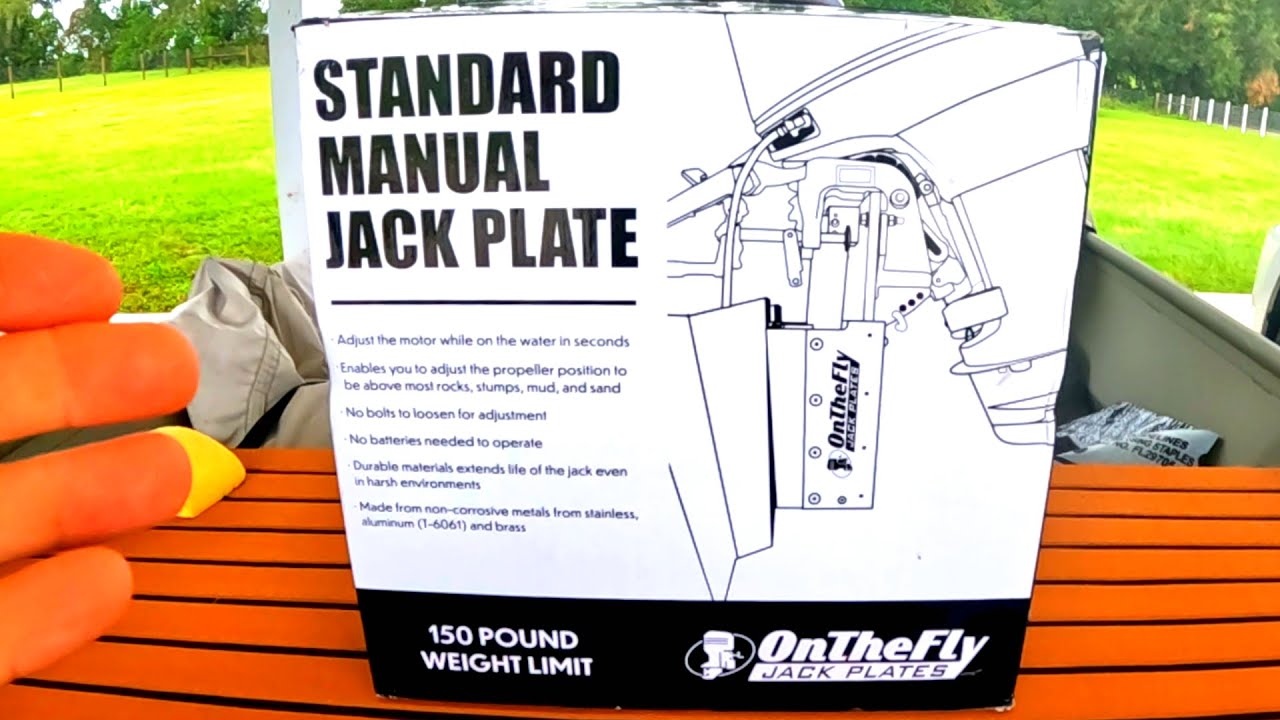 Jon Boat Jack Plate Install - YouTube