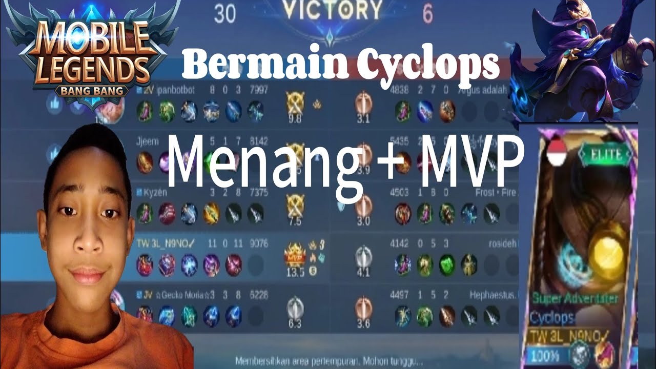 BERMAIN CYCLOPS !! MENANG DONG !! MVP JUGA😁😁 - YouTube