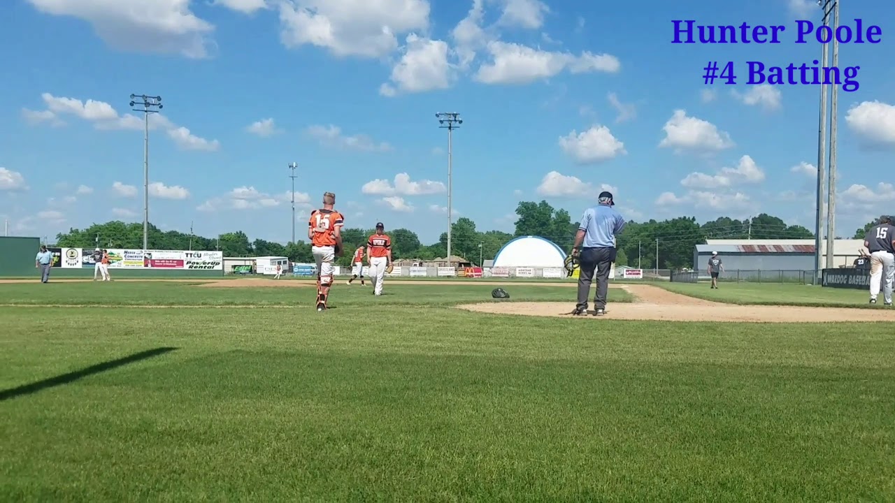 Hunter Poole Summer Baseball 2020 - YouTube