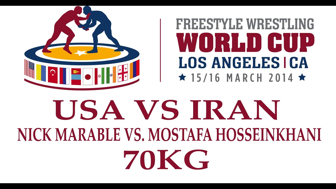 70kg Nick Marable v Mostafa Hosseinkhani - 2014 Freestyle Wrestling ...