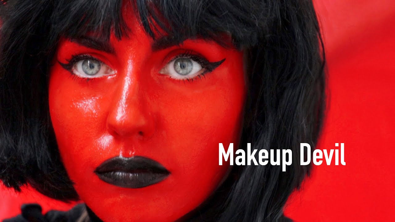 Makeup Devil 😈 | Создаю образ дьявола - YouTube