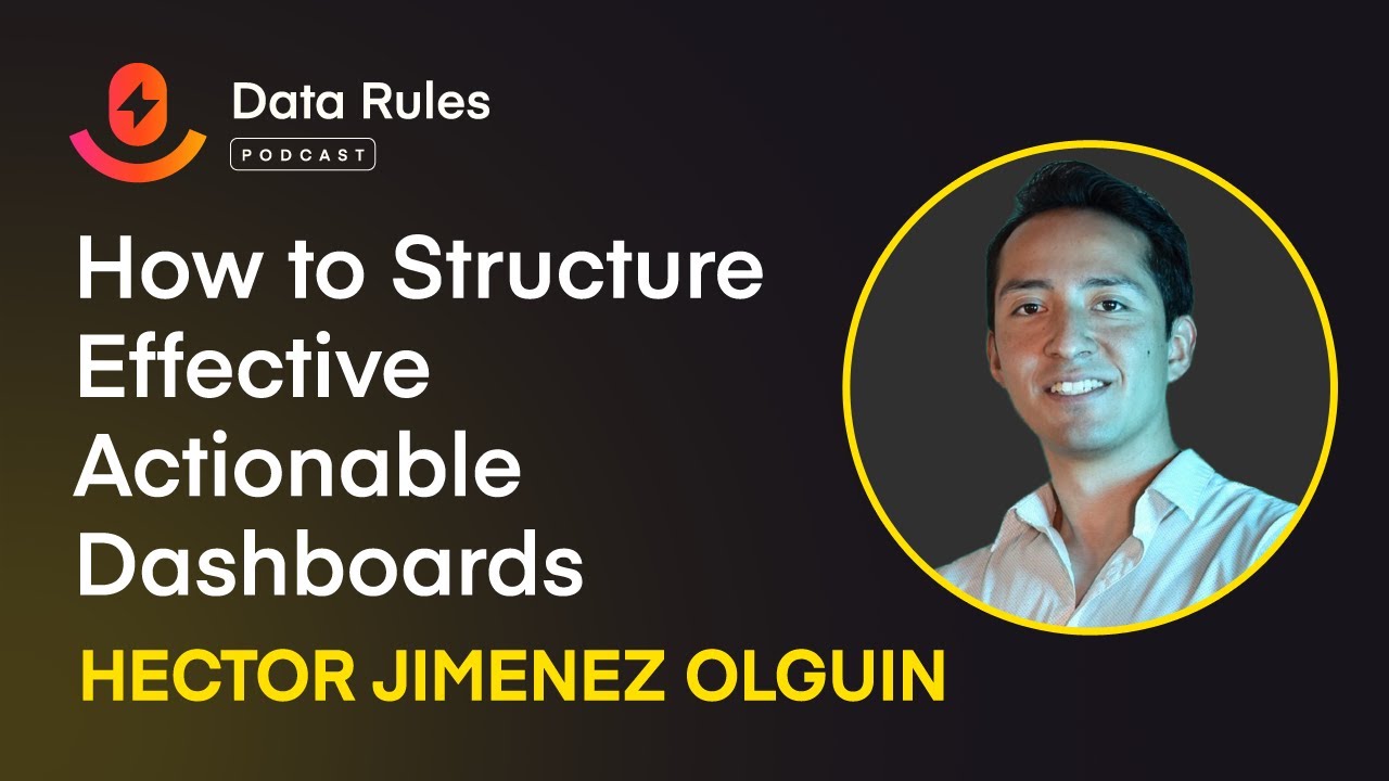 How to Structure Effective Actionable Dashboards - YouTube
