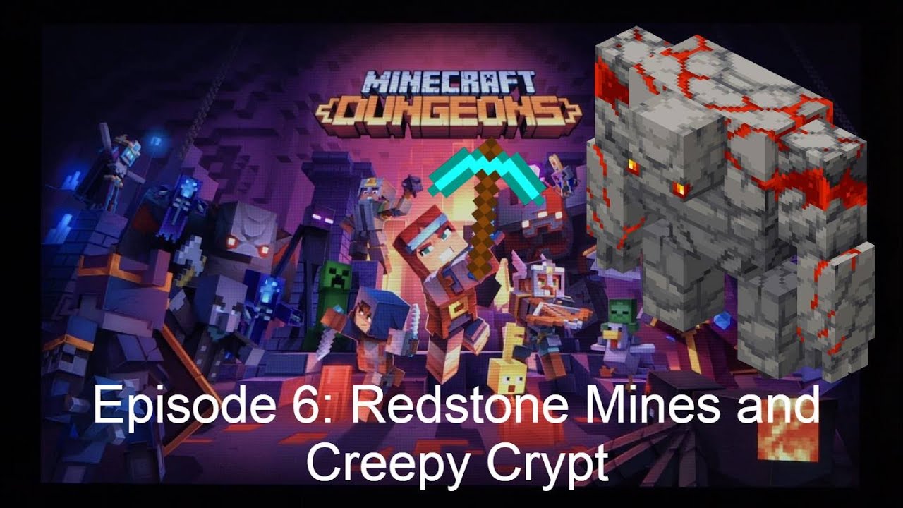 MINECRAFT DUNGEONS playthrough - episode 6 - DIAMOND PICKAXE! - YouTube