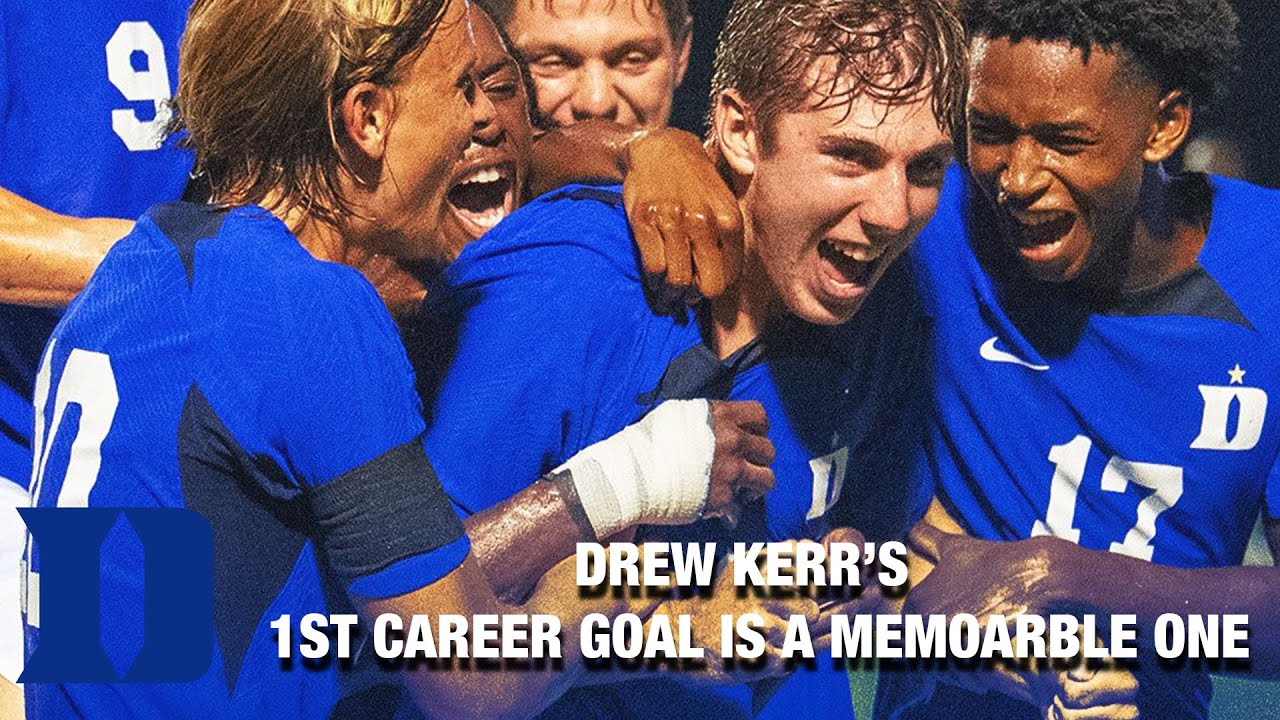 Duke's Drew Kerr's 1st Career Goal Is A Memorable One - YouTube