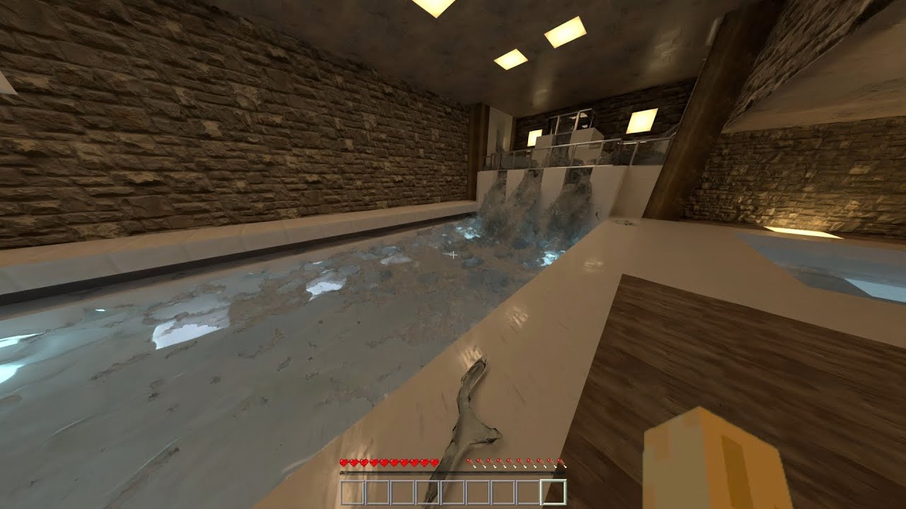 Realistic minecraft water mechanics - YouTube