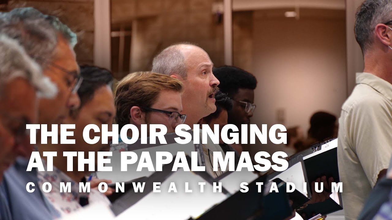 The Choir Singing at the Papal Mass | @ArchEdmonton - YouTube