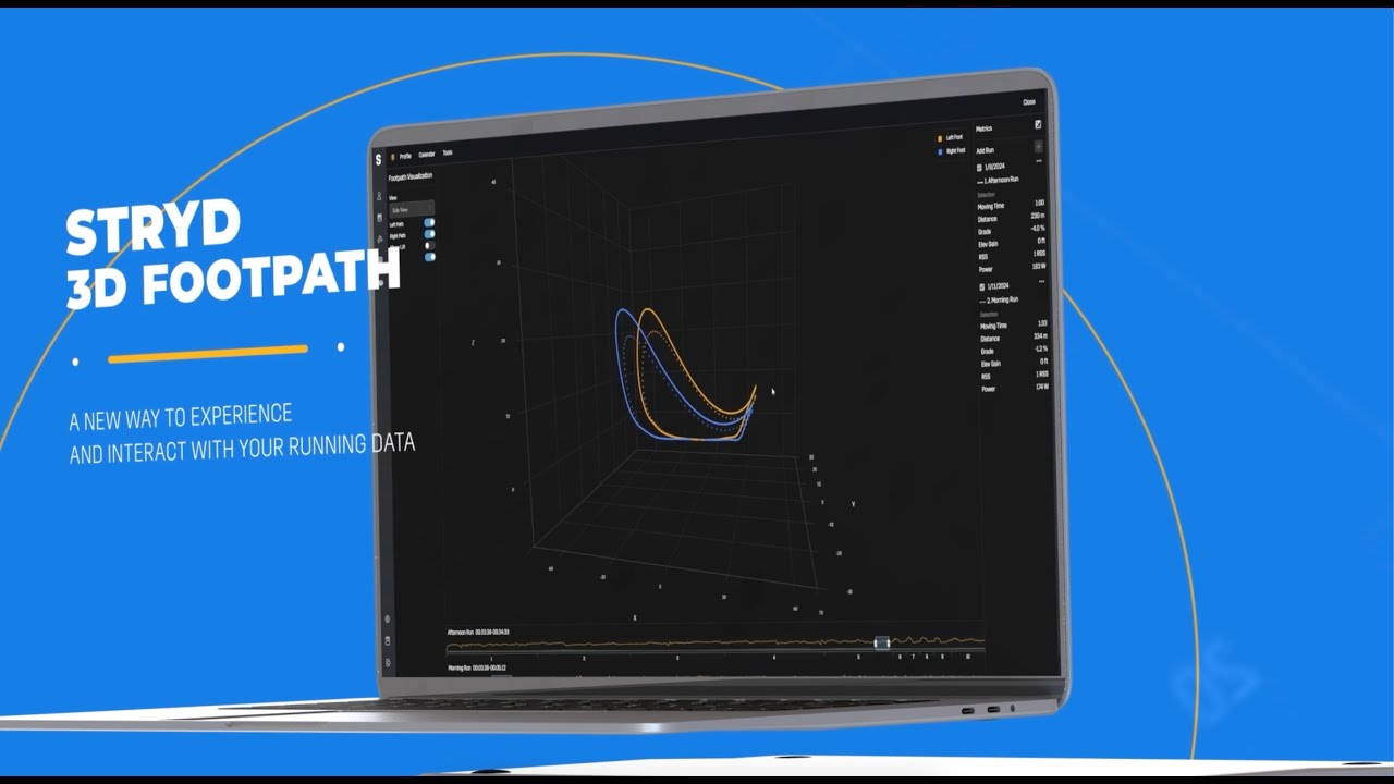 New: 3D Stryd Footpath | Visualize Your Run Like Never Before - YouTube