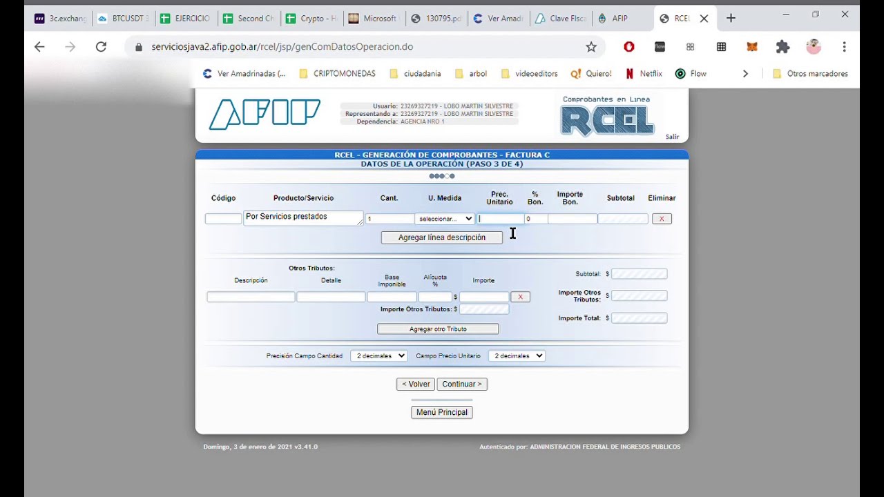 Como Hacer Factura De Monotributo