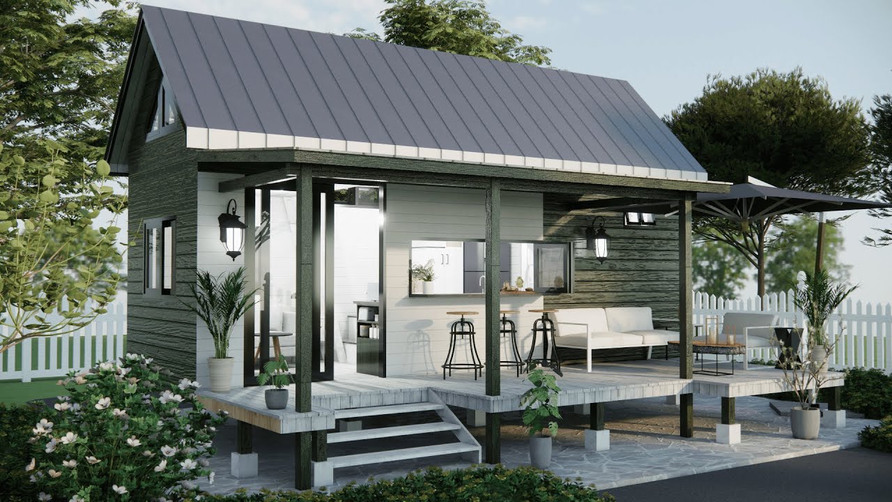 🏡 3x7 Meter House Design | Smart Modern Home with Balcony & Ground ...