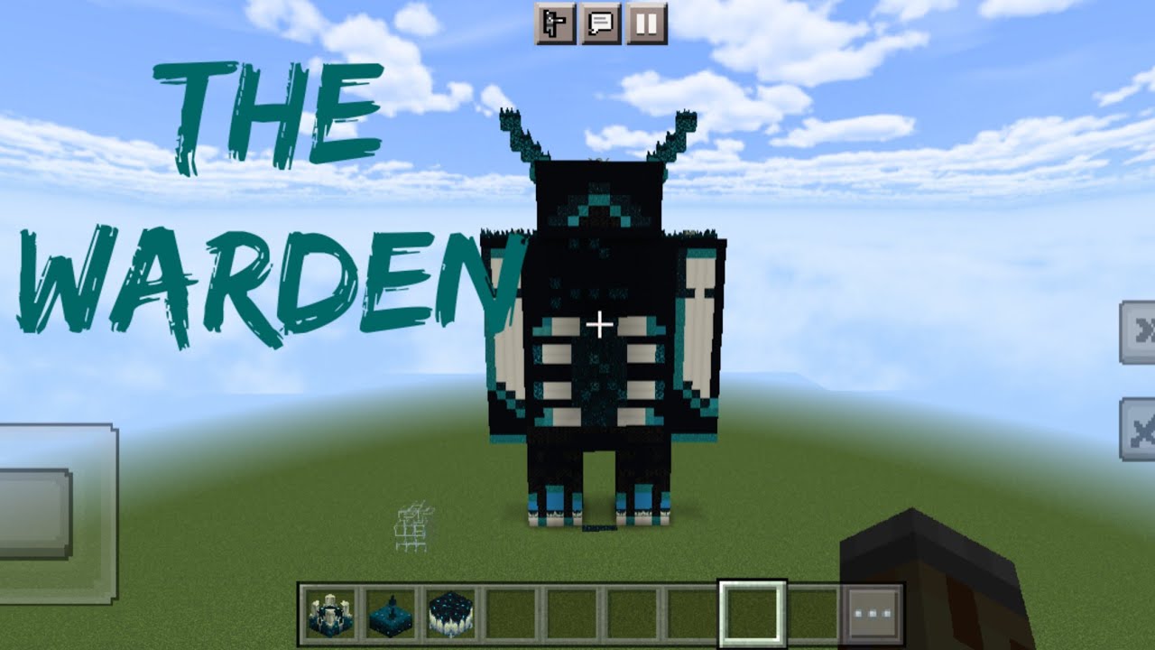 Minecraft giant Warden build - YouTube