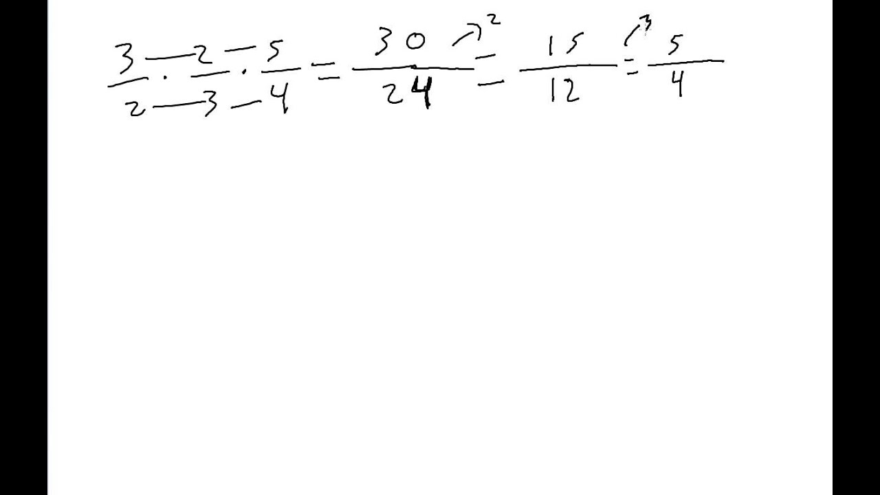Multiplicación de quebrados - YouTube