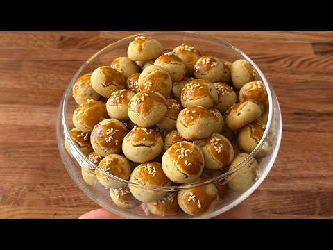 Kekse mit Schwarzkümmel in Murmelgröße, die lange frisch bleiben 🍪💯