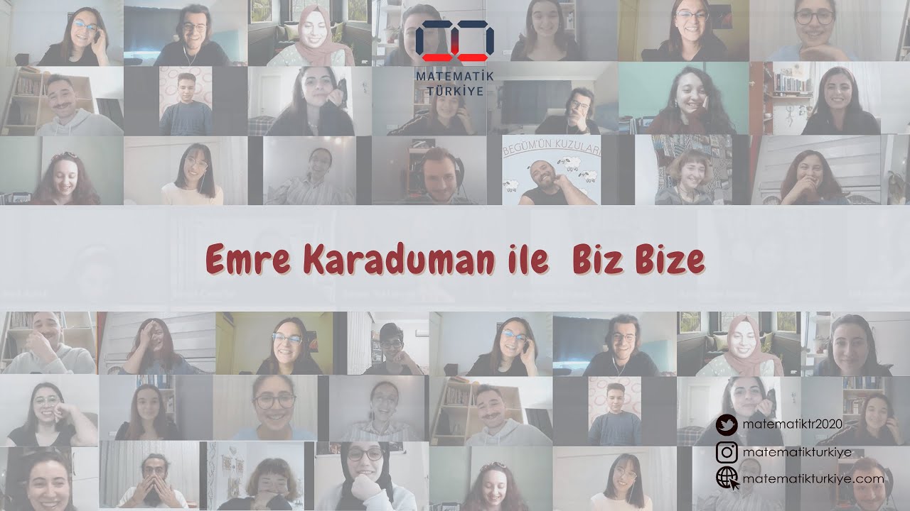 Emre Karaduman ile Biz Bize | Matematik Türkiye - YouTube
