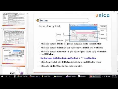 Bài 26 : Các Controls Cơ Bản Nhất label,textbox,button - YouTube
