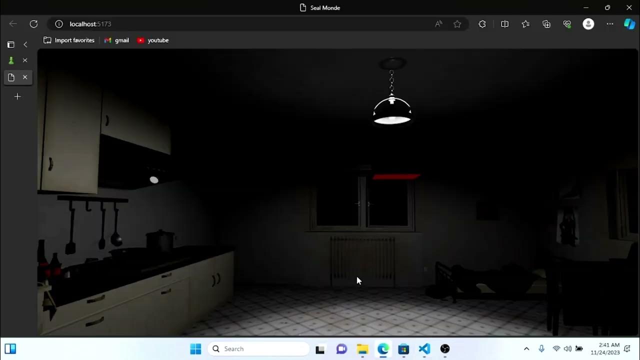 Adding a light to a 3D object with react three fiber - YouTube