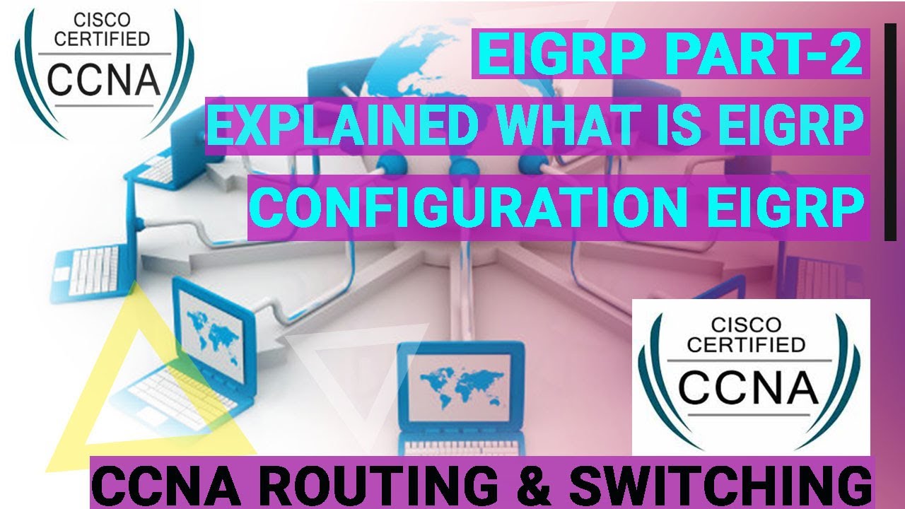 How to configure EIGRP in Cisco Packet Tracer - YouTube