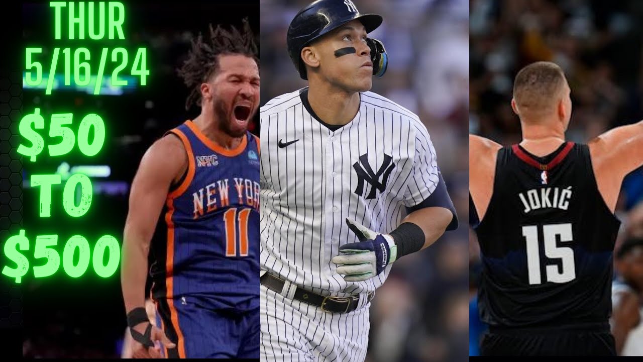 MLB X NBA MONEY LINE PICKS 5/16/24 #nba #mlb #money #fanduel #betting ...