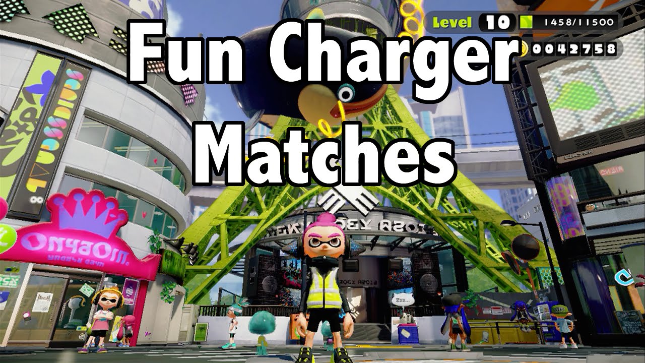 Splatoon Fun Charger Matches - YouTube