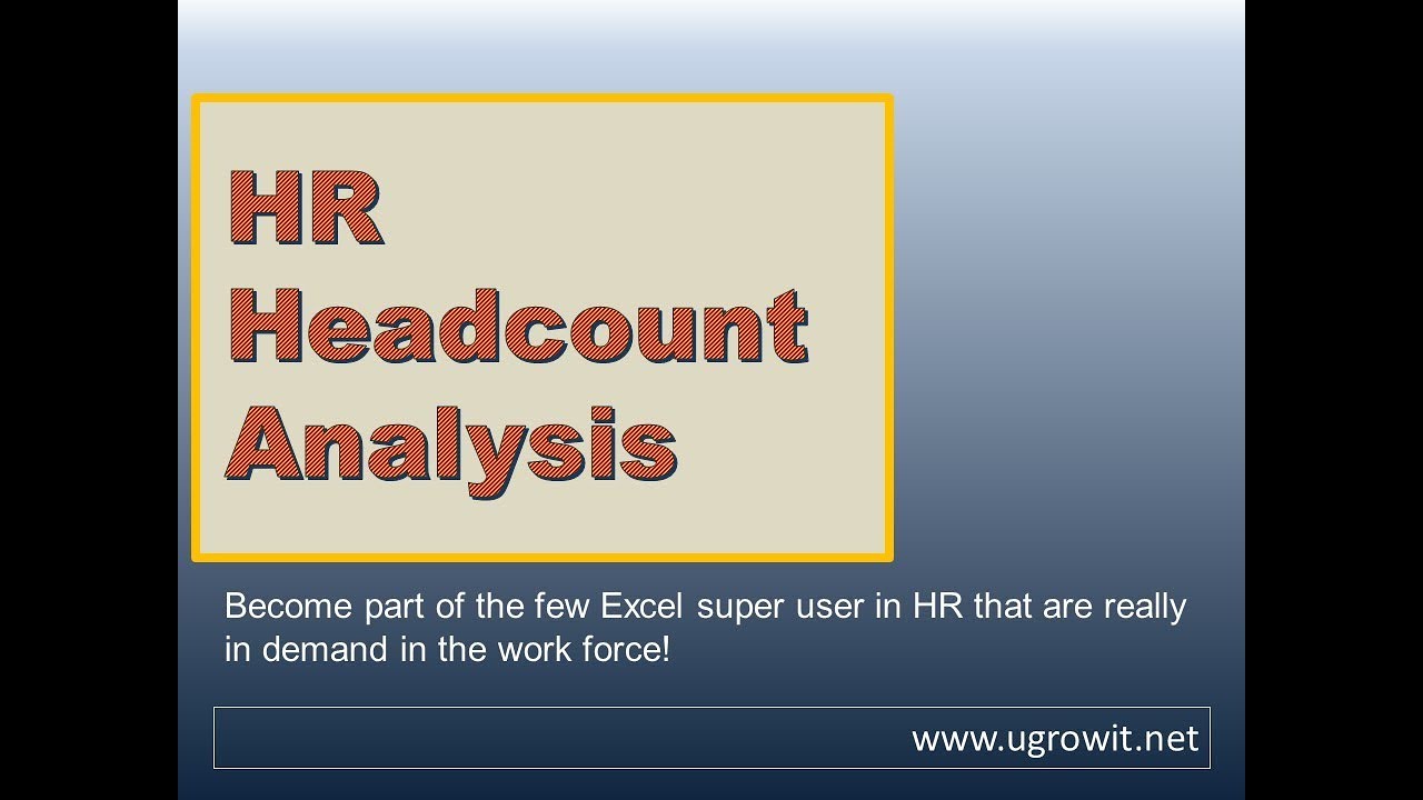 HR Headcount and Salary Range Analysis Part 2 - YouTube