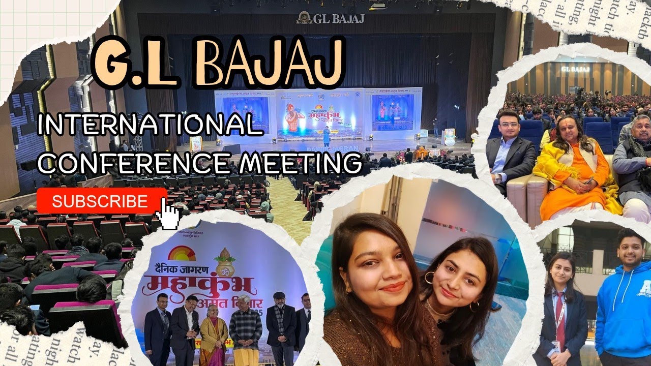 International conference meeting of G.L Bajaj 💐| Pg life 👩🏻‍ ️‍👩🏻| MBA ...