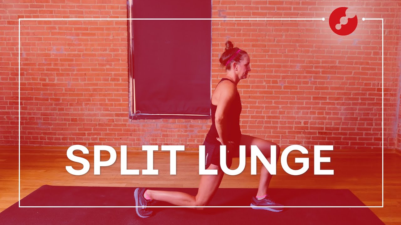 Split Lunge // TriDot Strength Drill Series - YouTube