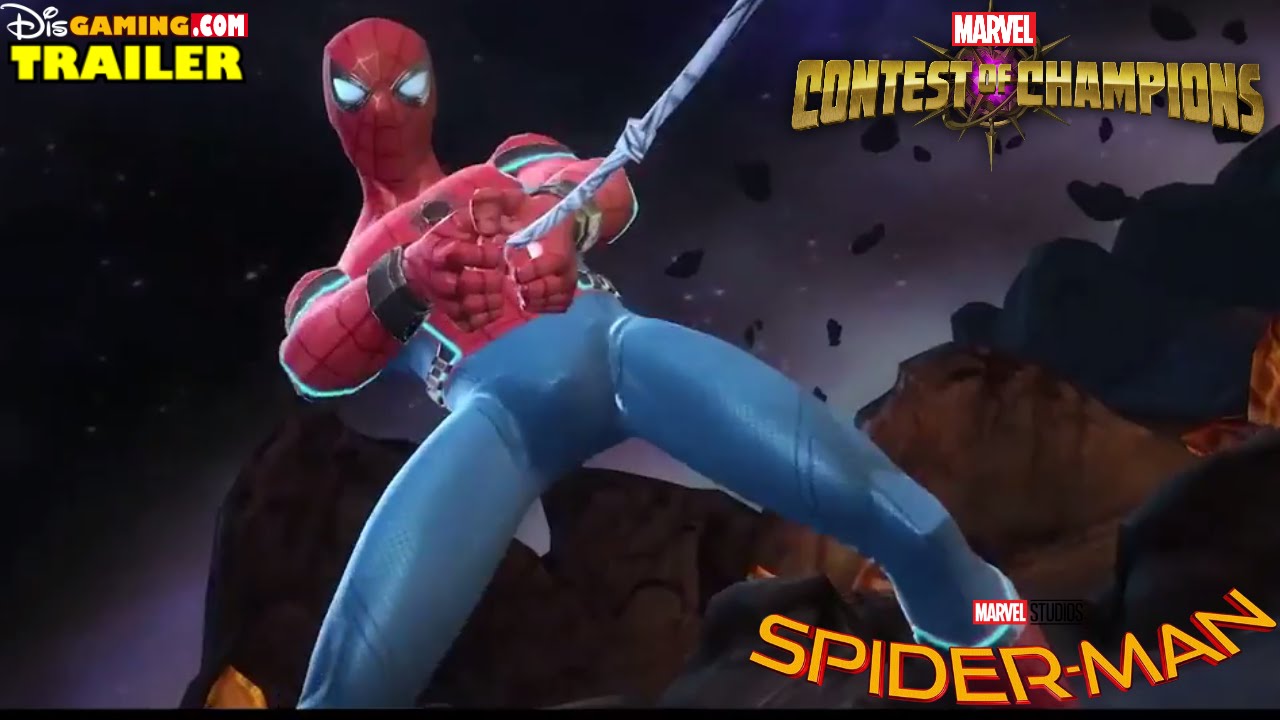 Marvel Contest Of Champions | Spider-Man Stark Enhanced Special Moves ...