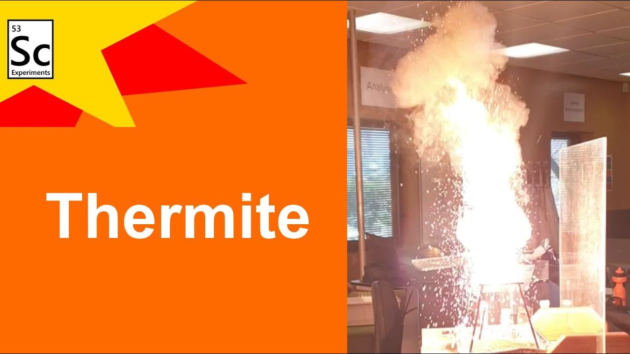 Thermite - Chemistry - Redox reaction science experiment demonstration ...