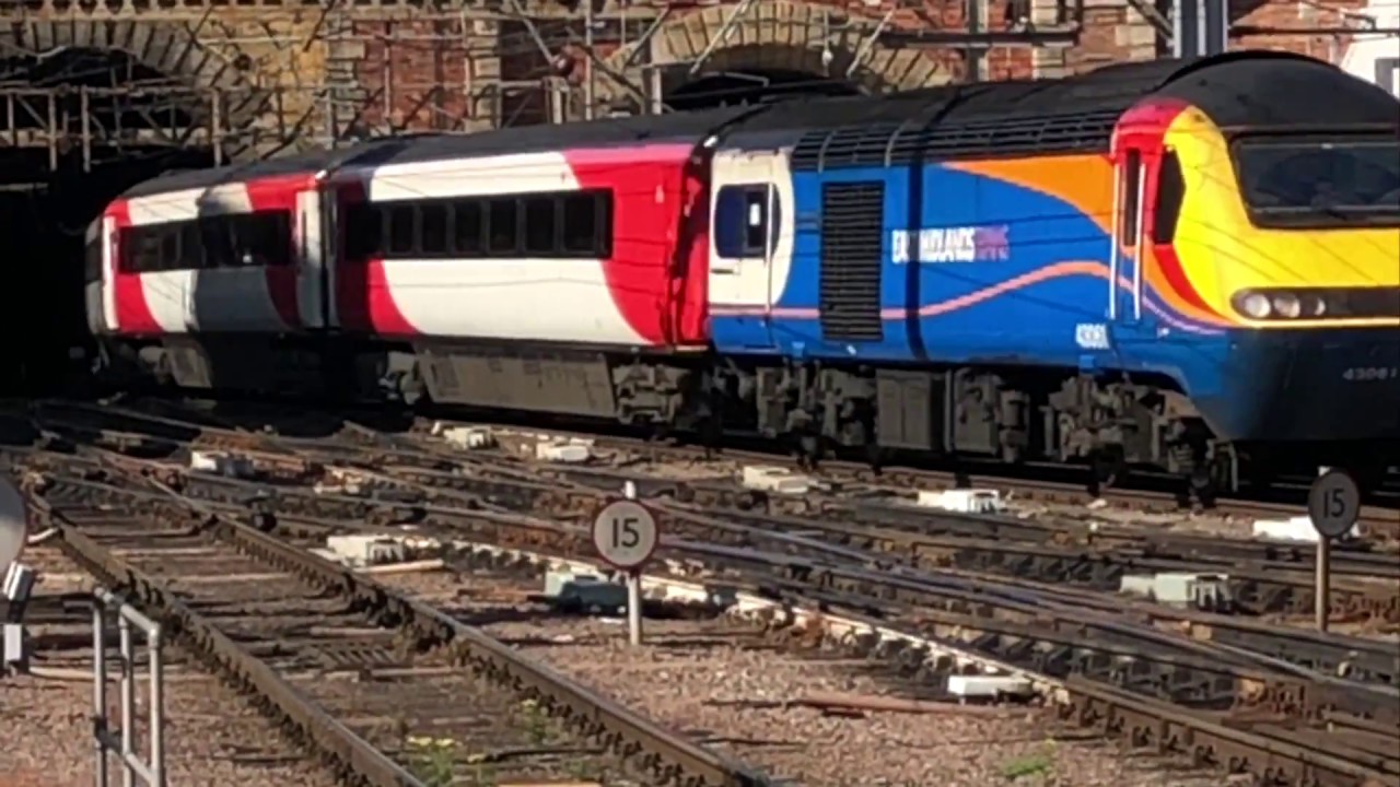 East Coast Main Line Trains at London Kings Cross on May 5th 2018 Part ...