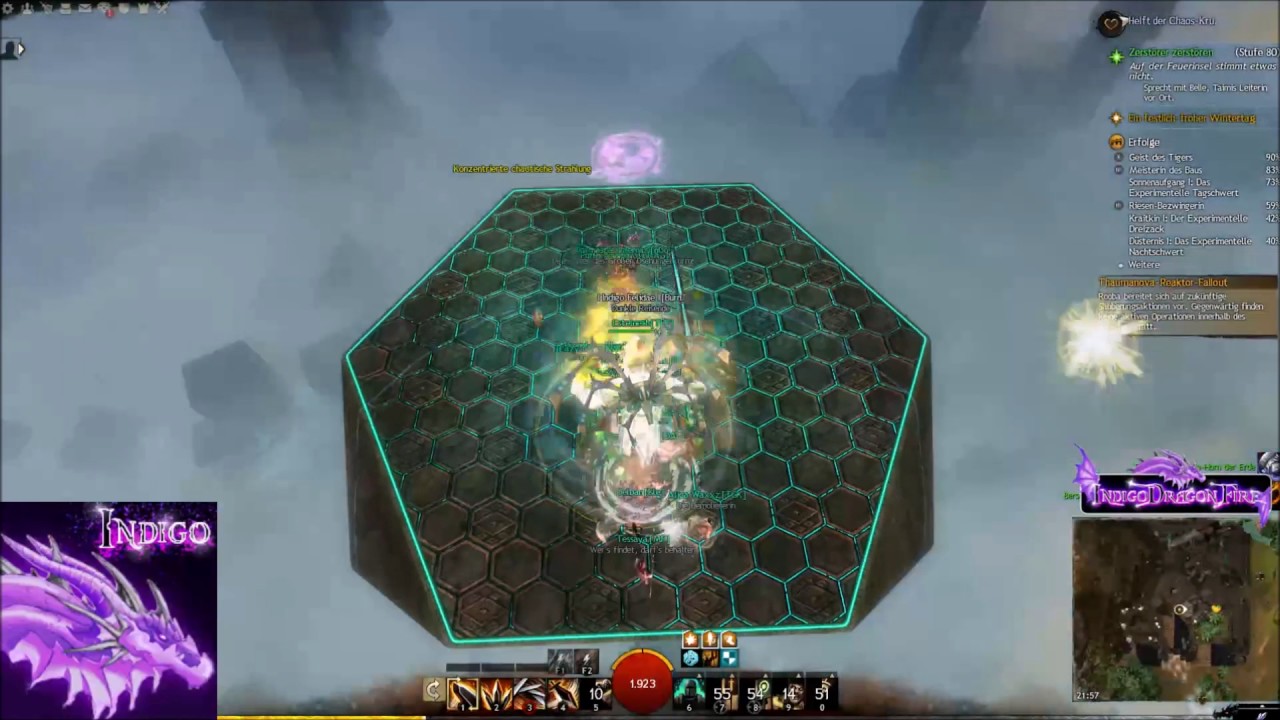 Guild Wars 2 - Feuer-Elementar - Bossrunde - DPS Krieger - Indigo ...
