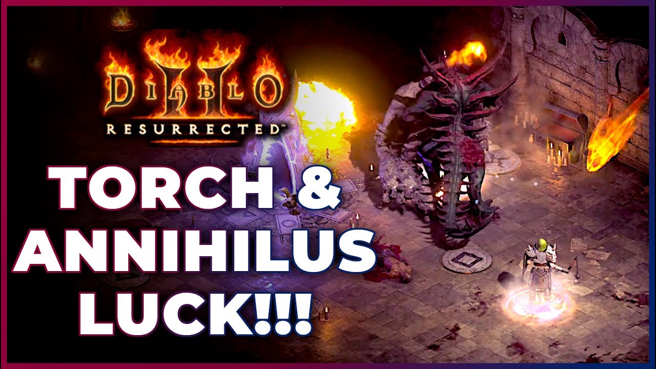 I GOT LUCKY With Annihilus and Torch on Single Player!! - Diablo 2 ...
