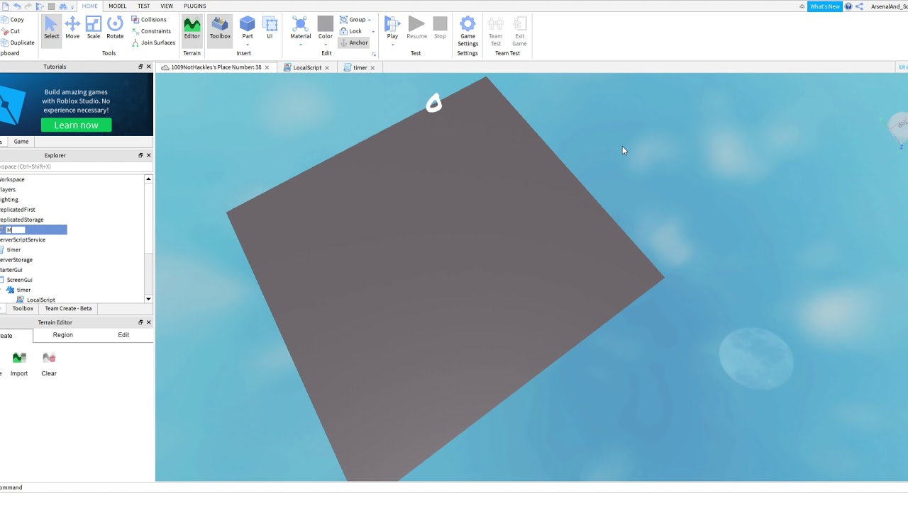 How to make a working timer | Roblox (Doesn't reset when you reset ...