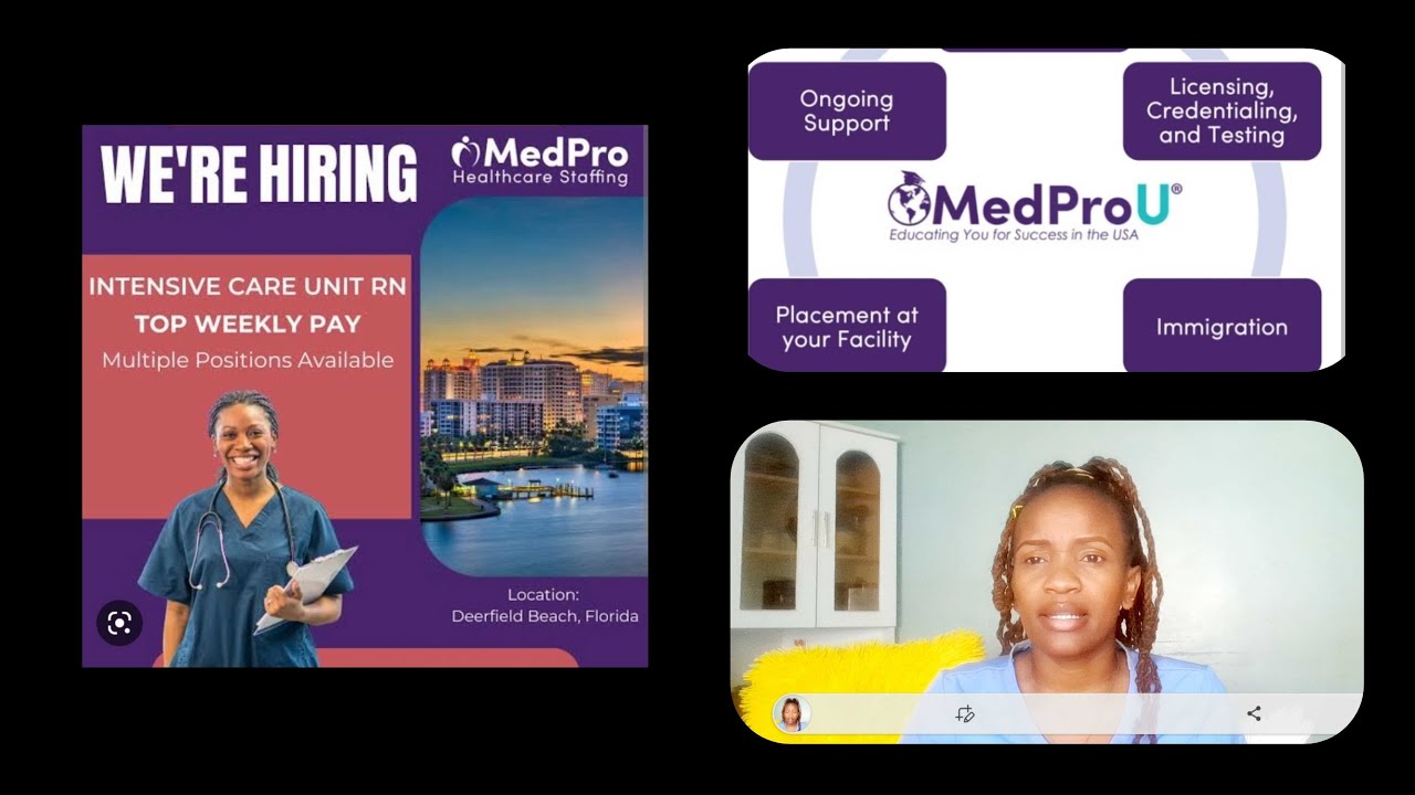 MY AMERICAN JOURNEY WITH MEDPRO// top 15 agencies for nurses immigration - YouTube