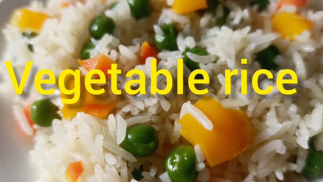 COLOURFUL VEGETABLE RICE// Boring white rice..? Try this recipe// easy ...