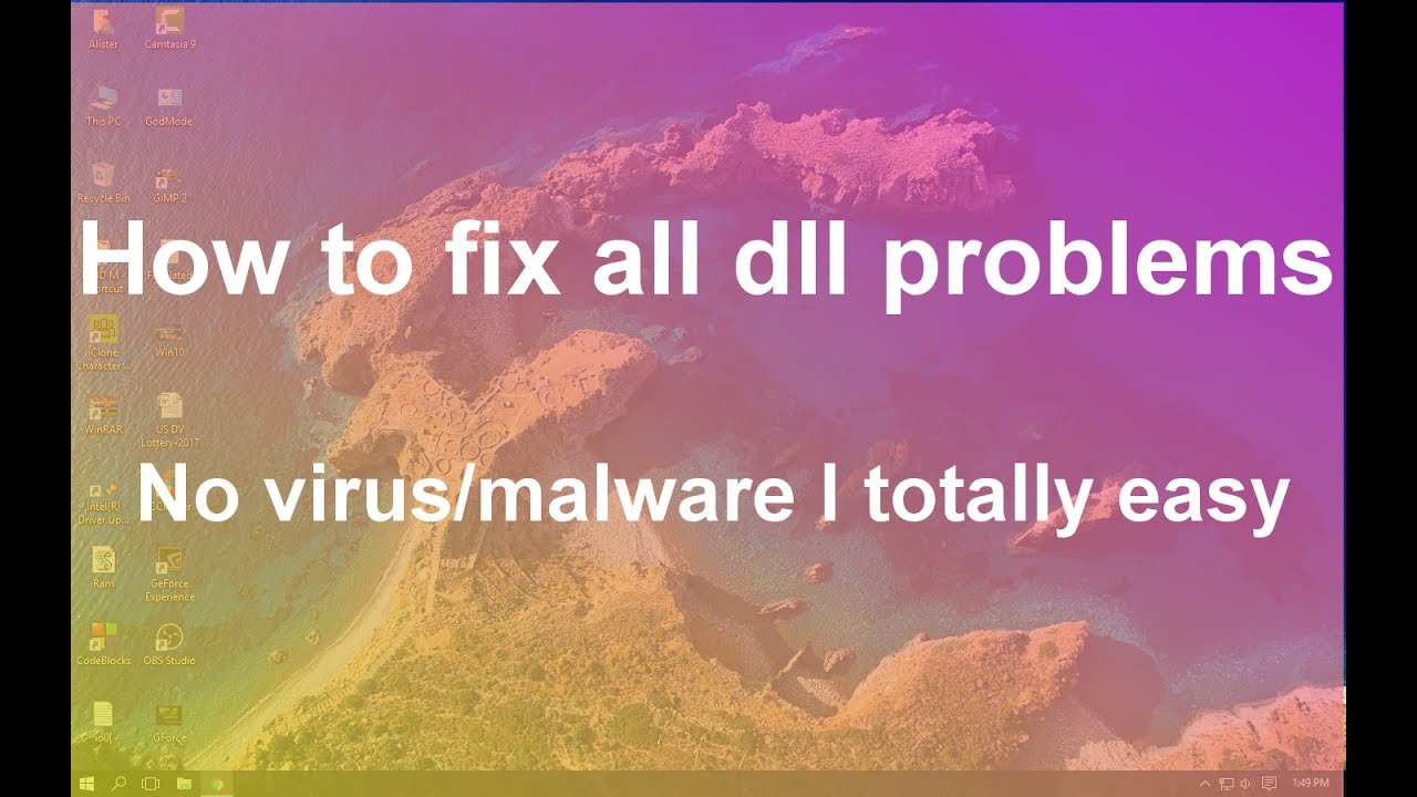How to FIX all DLL problems 2018 l Easiest method - YouTube