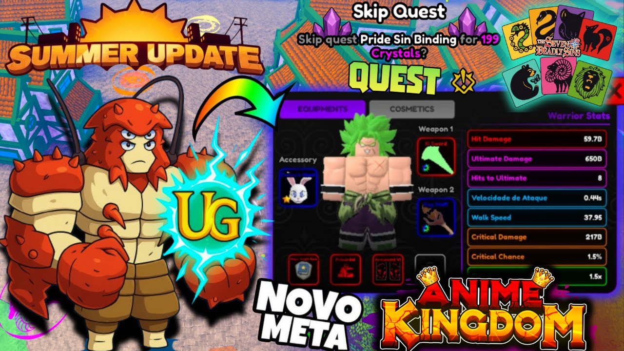 WARRIOR STATS GUI ATIVADO! PERSONALIZE SEU HEROI SUMMER EVENT CHEGANDO ...