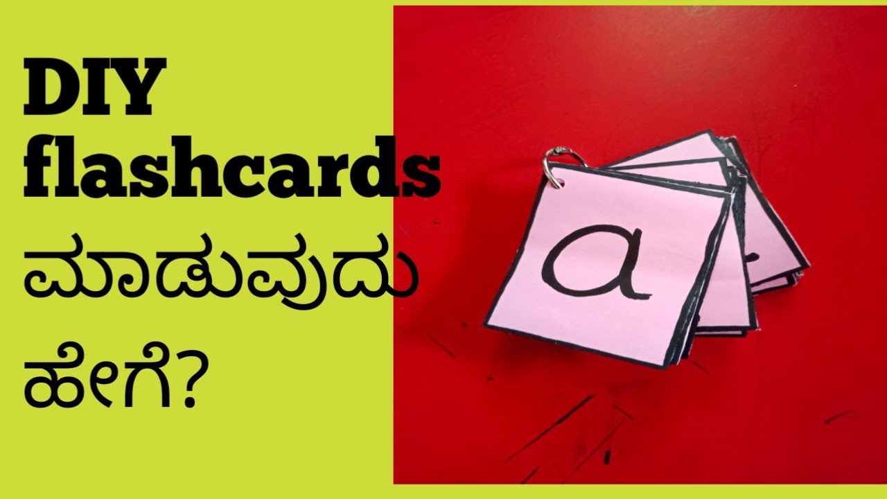 How to make DIY flashcards||A to Z letter sounds flash cards - YouTube