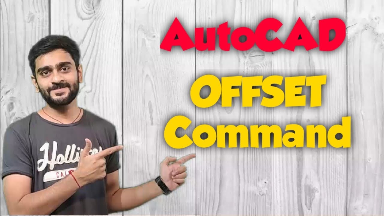 How To Draw OFFSET In Autocad Offset Command How To Show Wall Thickness PART 19 YouTube How To Draw OFFSET In Autocad Offset Command How To Show Wall Thickness PART 19 YouTube