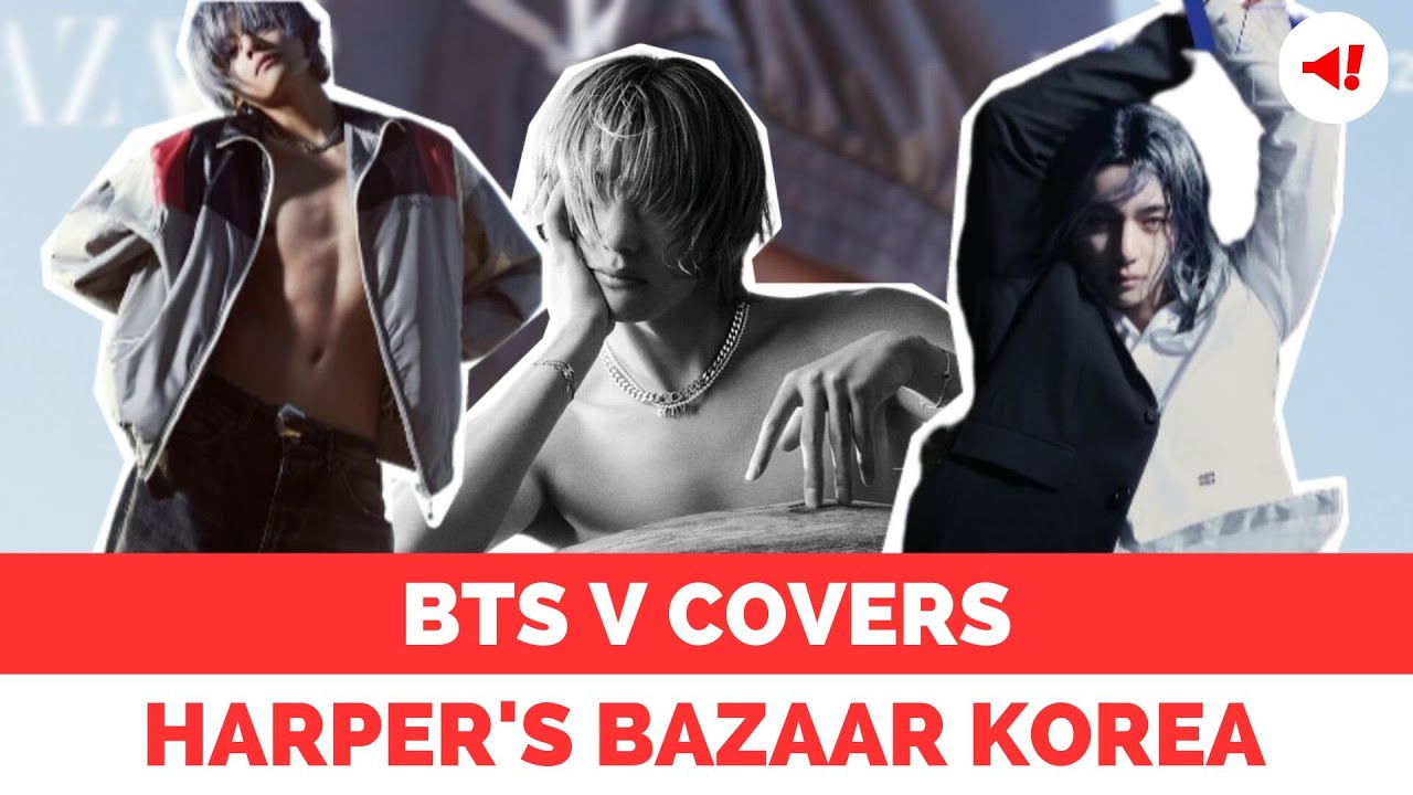 BTS V's Harper's BAZAAR Korea Covers No.1 Best-Seller on Korean ...