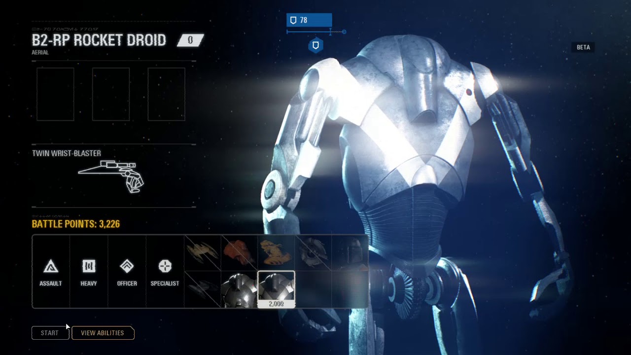 Star Wars Battlefront II Beta B2-RP Rocket Droid Gameplay - YouTube