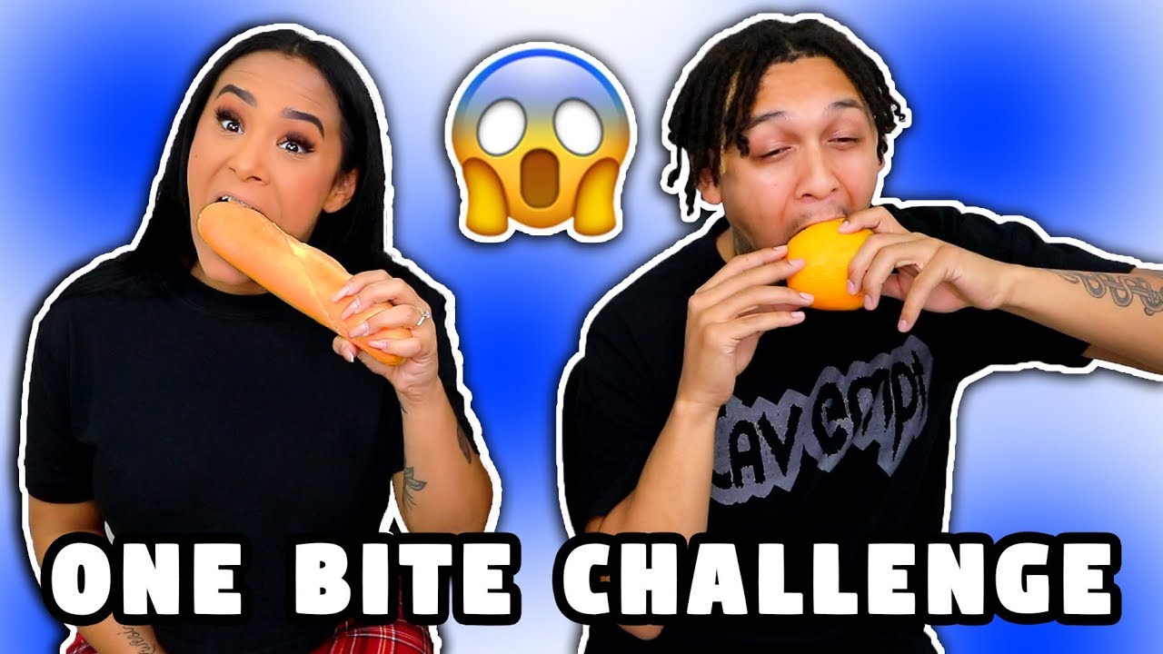 ONE BITE CHALLENGE! (GETS WEIRD) - YouTube