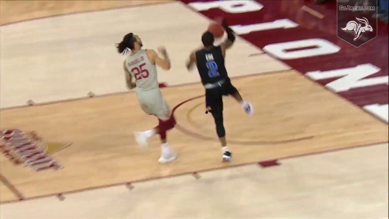 Tevin King's Monster Dunk at Denver - YouTube