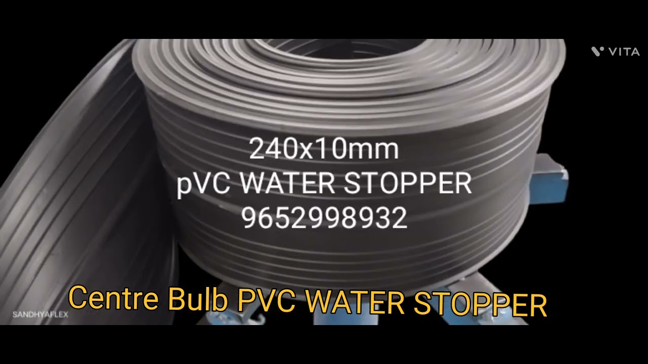 Centre Bulb PVC WATER STOPPER - YouTube
