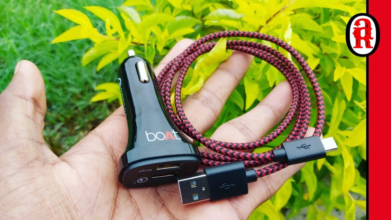 Boat Dual Port Rapid Car Charger with Quick Charge 3.0 + Free Micro USB ...