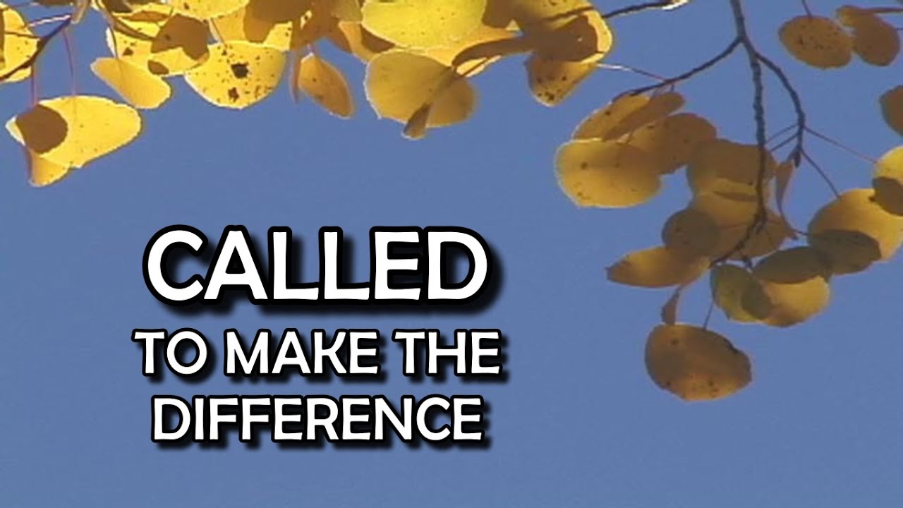 CALLED TO MAKE THE DIFFERENCE - TENOR - YouTube