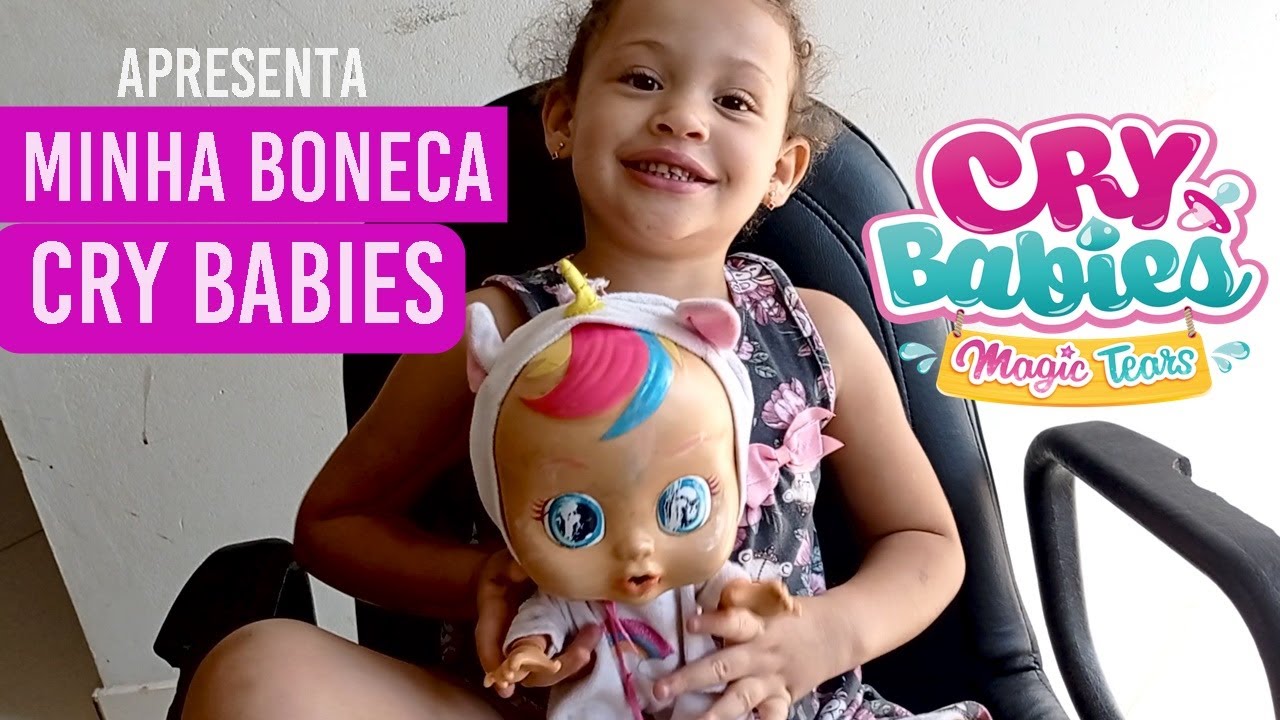 HELOISA NUNES E SUA BONECA CRY BABIES - YouTube
