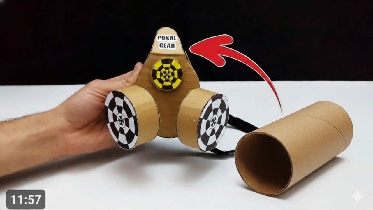 Creative Cardboard Gas Mask Build | Easy DIY Project with Pokal Gear ...